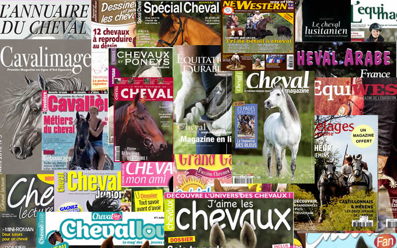 Connaissez-vous tous ces magazines équestres ? | Caval'idée
